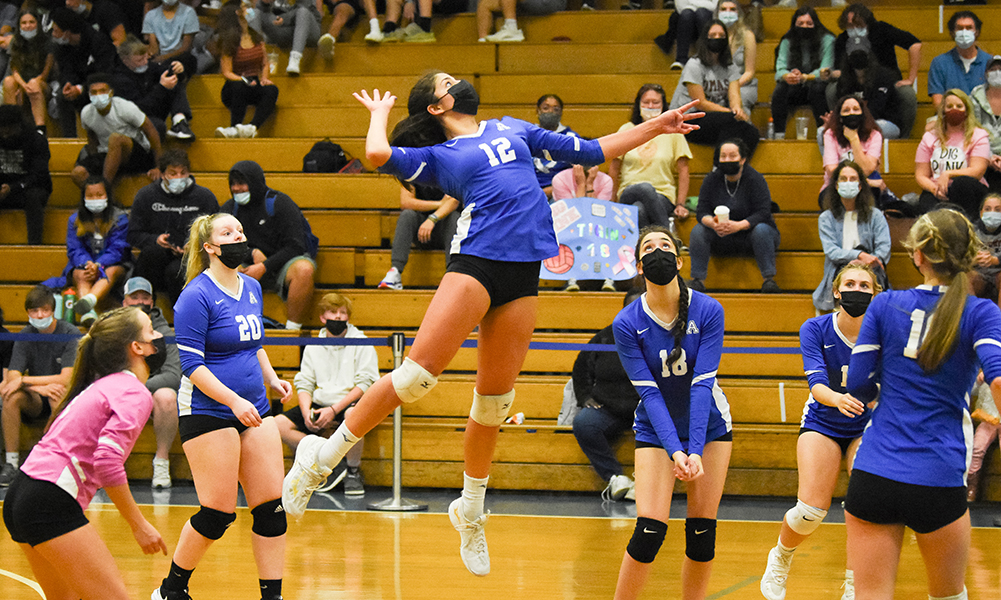 Attleboro Volleyball Battles Back to Beat Milford in Five Sets
