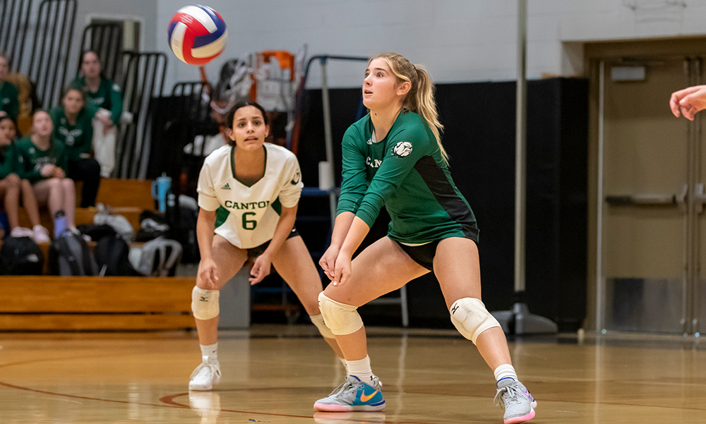 Dominant Defense Carries Canton Volleyball Over Oliver Ames