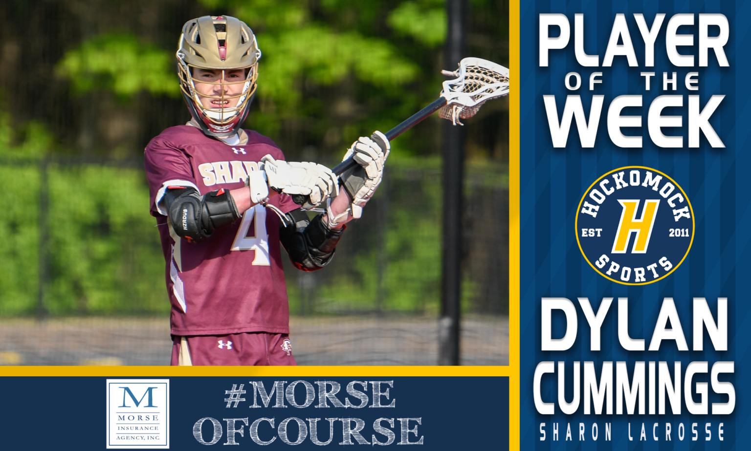 Player of the Week: Dylan Cummings, Sharon Lacrosse