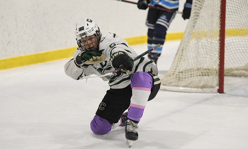 Canton Boys Hockey Holds On Late, Wins league Matchup with Franklin
