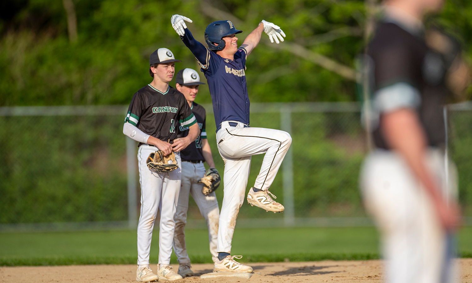 Trimble, O'Leary Help Foxboro Baseball Prevail In Extras At Canton