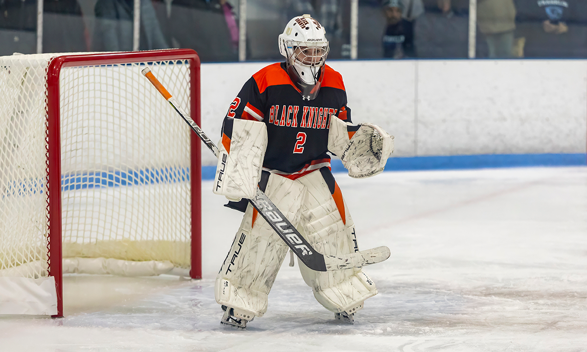 Scappaticci Backstops Black Knights to First-Ever Hock Win