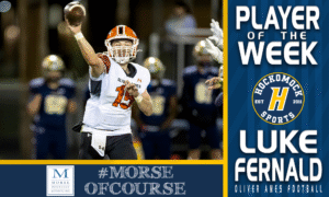 Player of the Week: Luke Fernald, Oliver Ames Football
